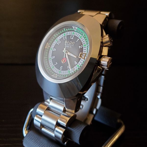 Rado 'Original Diver' 300M Tungsten Dual Crown Diver's Watch, Boxes ...