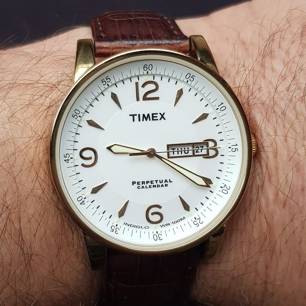 Timex perpetual calendar watch | WatchCharts Marketplace