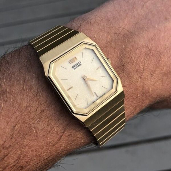 STUNNING Vintage Octagonal Seiko Menâ s Tank Watch | WatchCharts ...