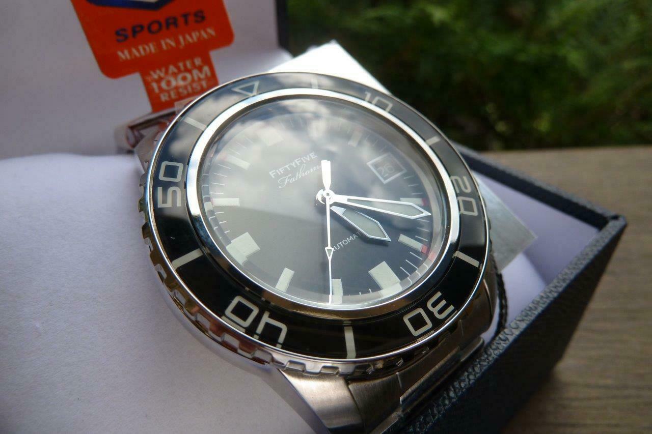 New Seiko Stingray Fifty Five Fathoms FFF 55 Diver Homage Automatic ...