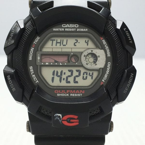 [Used] CASIO GULFMAN / Solar watch / G-SHOCK / Digital / Black / GW ...