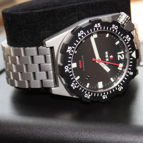 SOLD: Hexa K500 Bead Blasted w/ PVD bezel | WatchCharts Marketplace
