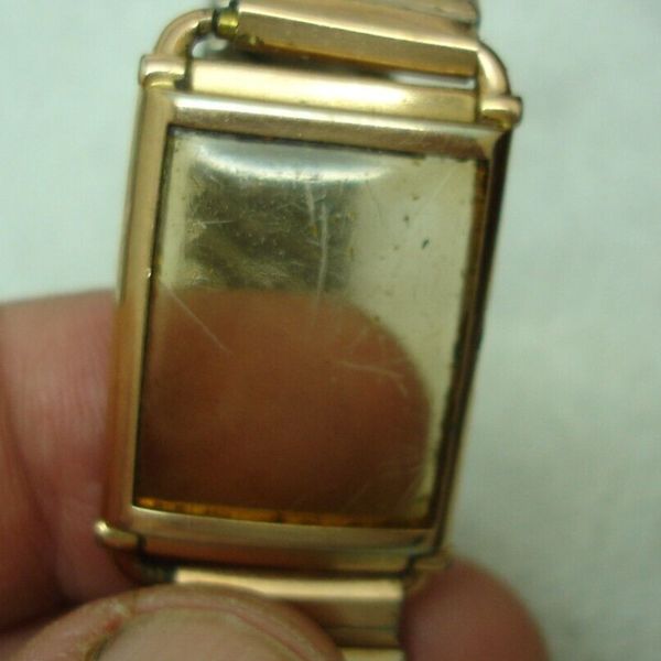 VINTAGE BULOVA 7AK, ART DECO STYLE, 21J MEN'S WRISTWATCH, WITH CASE ...