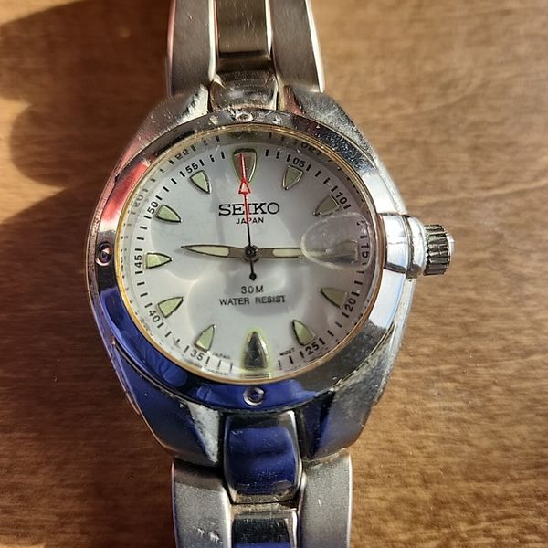 Men's Seiko Japan Mens Stainless Steel Back Original Band Selling For ...