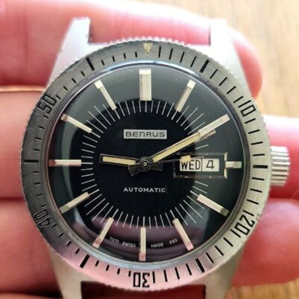 1960s/70s Vintage Benrus Automatic Swiss Made Dive Watch | WatchCharts Marketplace