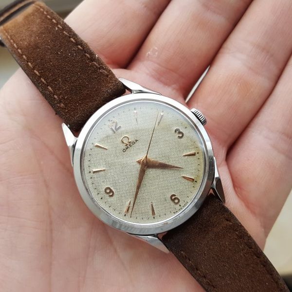 SOLD Omega 2608 with honeycomb dial | WatchCharts