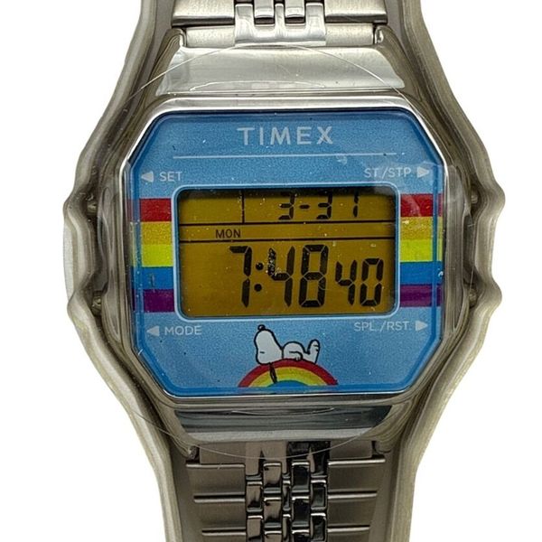 Timex T80 x Peanuts Dream in Color 34mm Stainless Steel Bracelet Watch ...