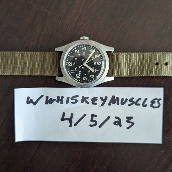[WTS] Hamilton MIL-W-46374B "H3" 1976 | WatchCharts