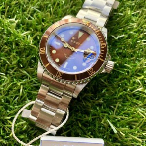 Squale Y1545 20 ATMOS Root Beer (aluminium bezel insert) | WatchCharts