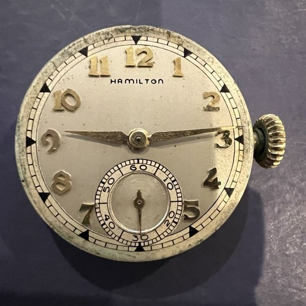 Vintage HAMILTON 17J 987A - Watch Head | WatchCharts Marketplace