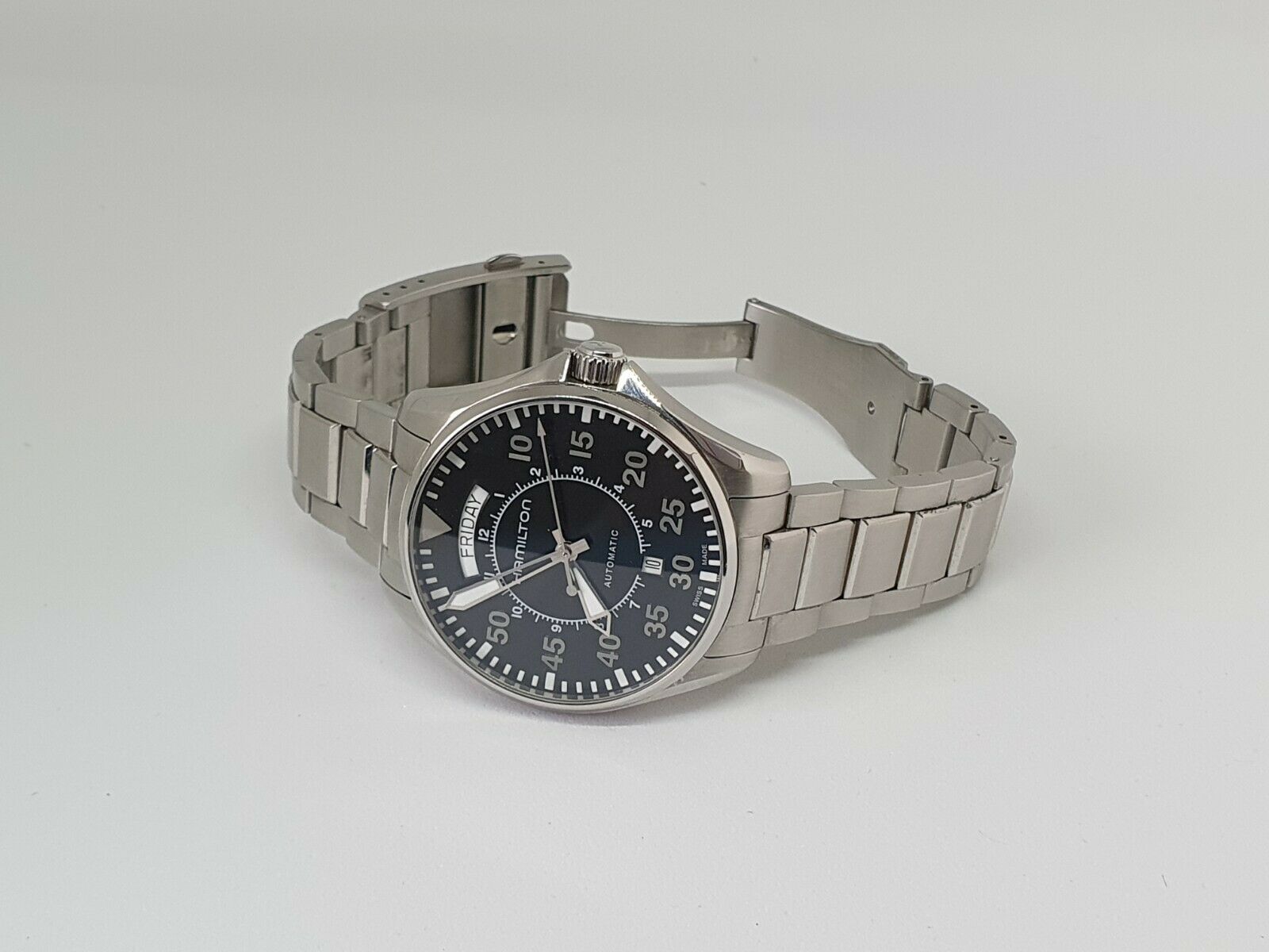 Hamilton Khaki Aviation Pilot Day Date - Interstellar Watch H64615135 | WatchCharts