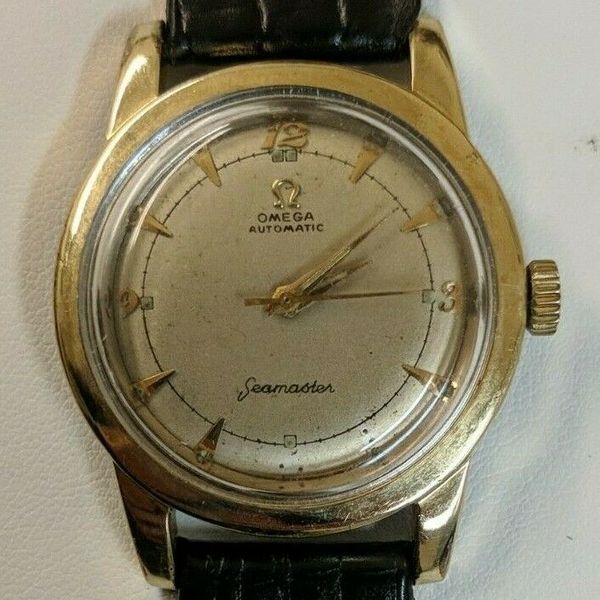VINTAGE OMEGA SEAMASTER "BUMPER" AUTOMATIC CAL. 354 17 JEWEL WRIST ...