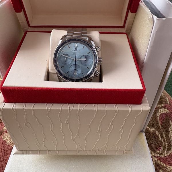 OMEGA Seamaster Men's 38.5. Ice Blue | WatchCharts Marketplace