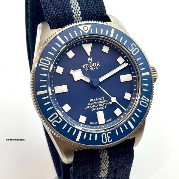 Dec-2022 Tudor Pelagos FXD MN22 Like New Titanium 25707B MARINE ...