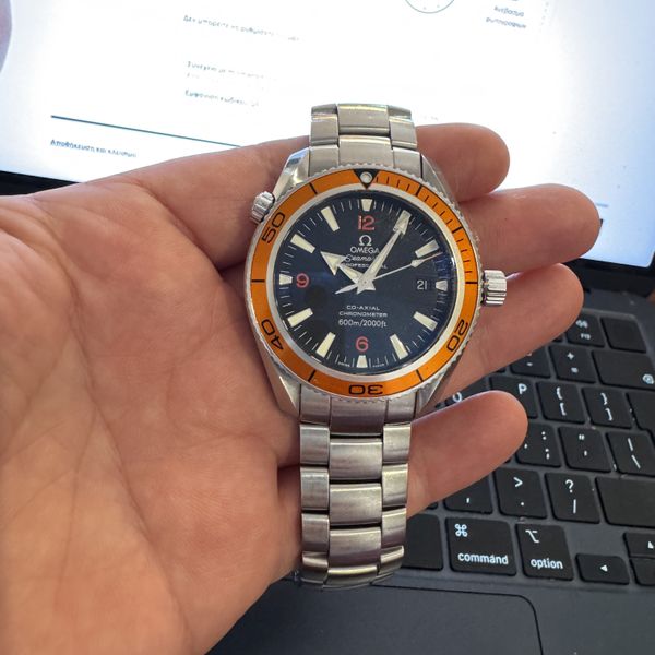 Omega Seamaster Planet Ocean 42mm Coaxial Orange Calibre: Omega 2500 ...