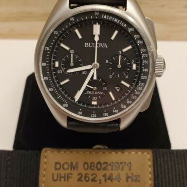 Bulova 96B251 Moon Apollo Lunar Pilot Chronograph Watch w/CF and ...