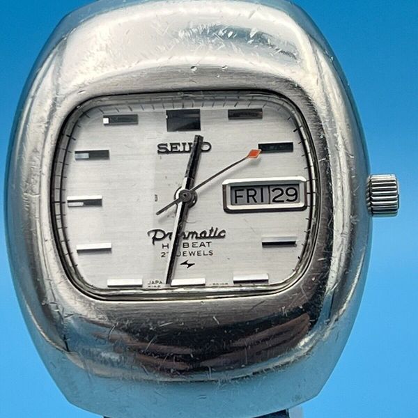 VINTAGE SEIKO PRESMATIC 5146-5011 HI-BEAT 27 JEWELS AUTOMATIC SERVICED ...