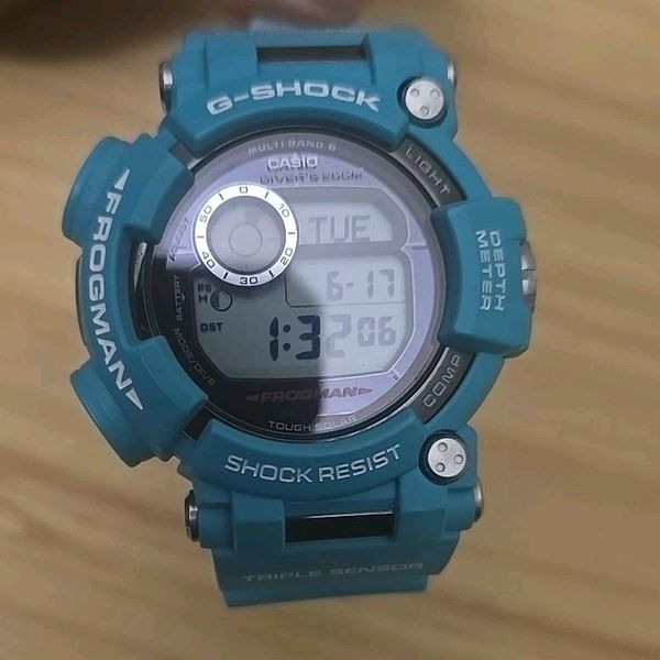 CASIO G-SHOCK FROGMAN GWF-D1000 Tiffany Blue Mod Petronas | WatchCharts ...