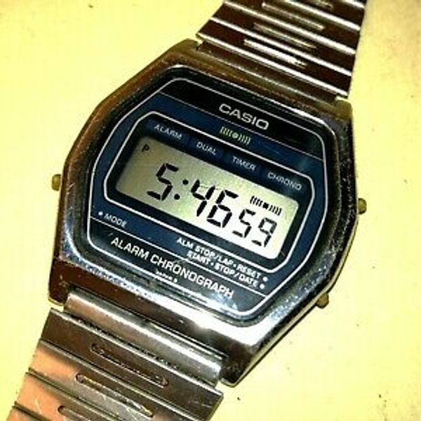 Casio 145 SA 54 vintage retro lcd digital wrist watch Japan ...