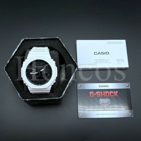 GA2100-7A Casioak AP Royal Oak Black/S Case G-SHOCK Casio Light Blue ...