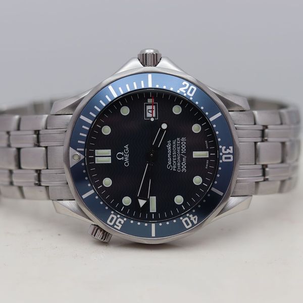 SOLD 48 HOUR SALE! Omega Seamaster Pro 300M SMP 2531.80 Blue Wave Dial ...