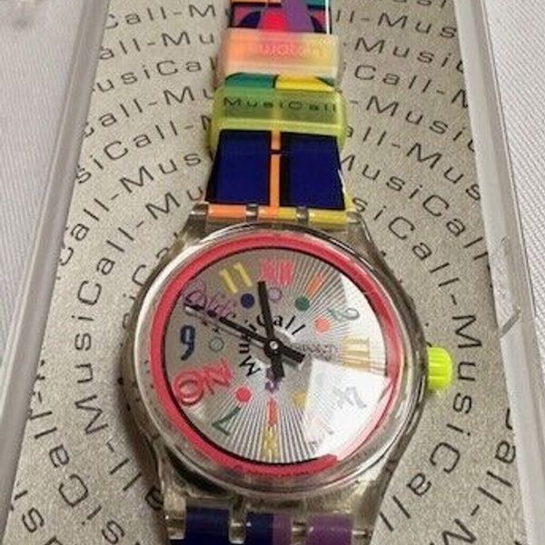 Swatch Watch - Musicall Boogie Mood Melody with alarm SLK104 1993 ...