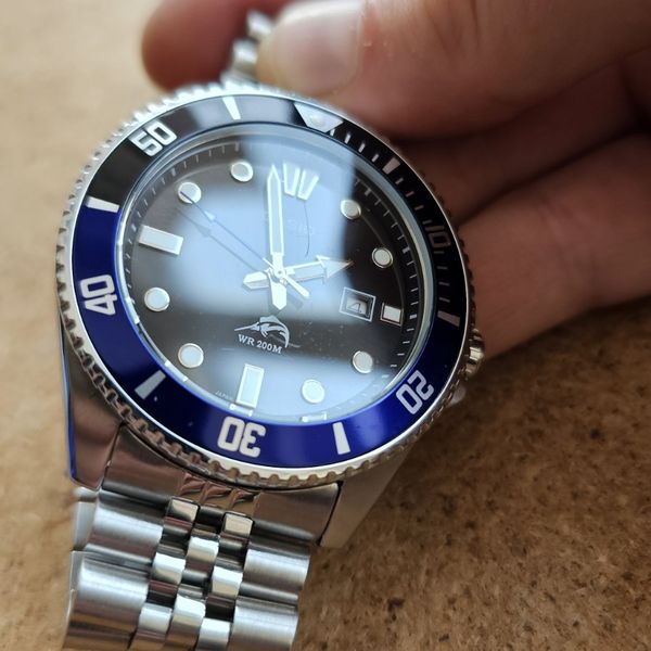CASIO DURO MDV106-1A Men's Diver's Watch 200m Blue Black Jubilee ...