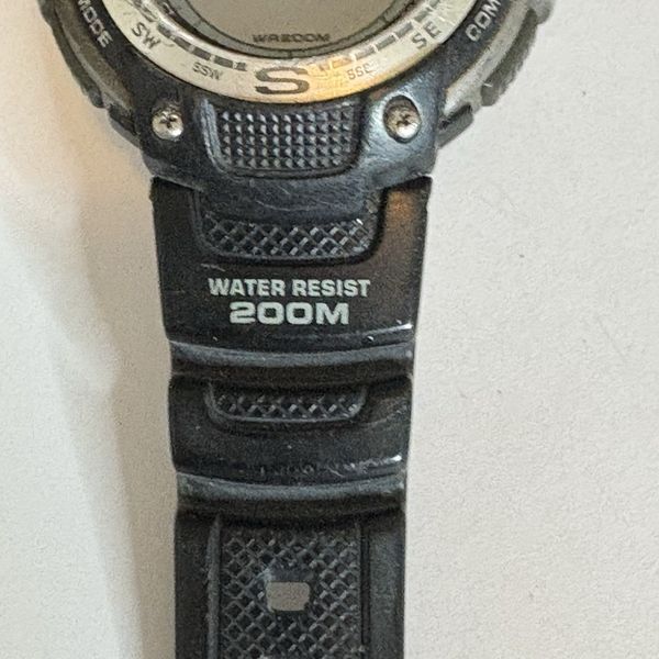 Casio SGW-100 5 Alarms World Time Diving Watch AS IS NOT RUNNING ...