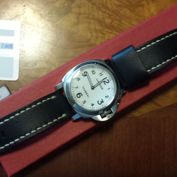 FS: Panerai Luminor Base 114 w/ box, papers and extra straps ...