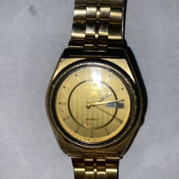 Vintage Seiko 5 Automatic Water Resistant Menâ s Watch RUNS KF 7009-876A Day Date | WatchCharts ...