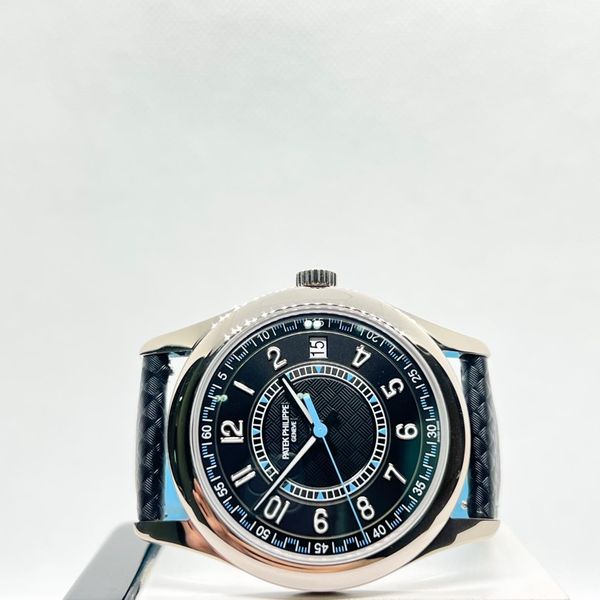 Pre Owned Patek Philippe Calatrava 6007G-011 Black Dial Automatic White ...