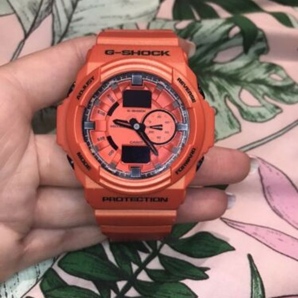 Casio G Shock Watch ga-150a-4a (5255) Orange. Hardly Worn | WatchCharts ...