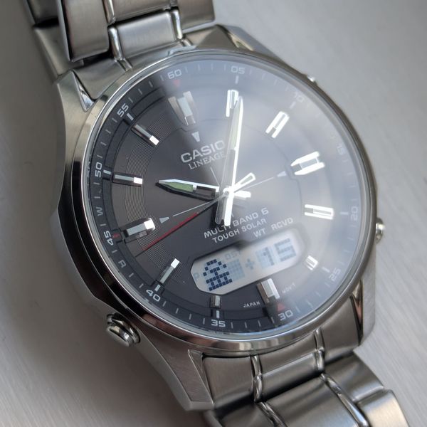 Casio Lineage LCW-M100DE-1AJF Ana-Digi Watch, Solar, Radio Sync ...