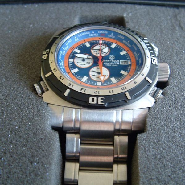 FS:DEEP BLUE WORLD DIVER GMT 500 | WatchCharts Marketplace