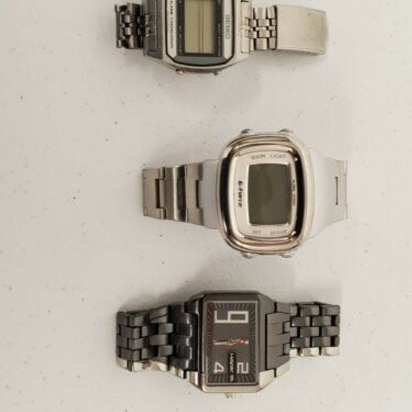 Lot Of 3 Wrist Watches Tony Hawk, Seiko, G-Force NEED BATTERIES ...