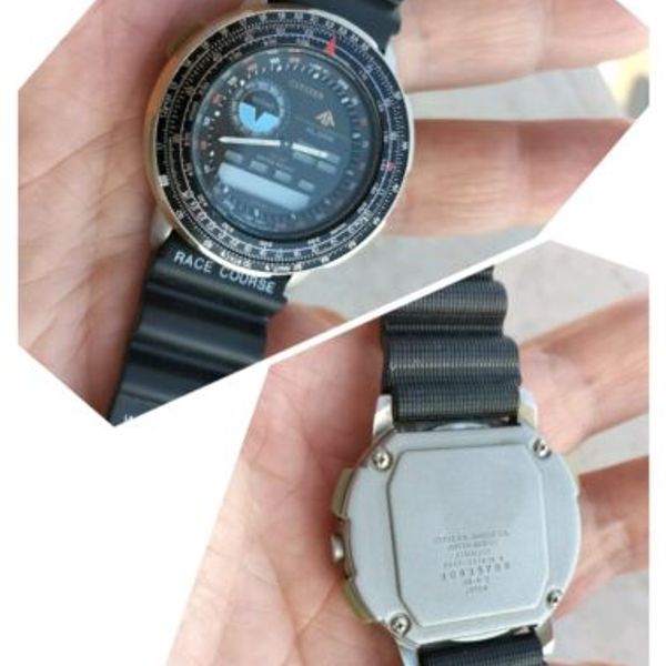 CITIZEN WINGMAN 8945-087836 ANA-DIGI CHRONOGRAPH VINTAGE WATCH UHREN FOR PARTS | WatchCharts ...