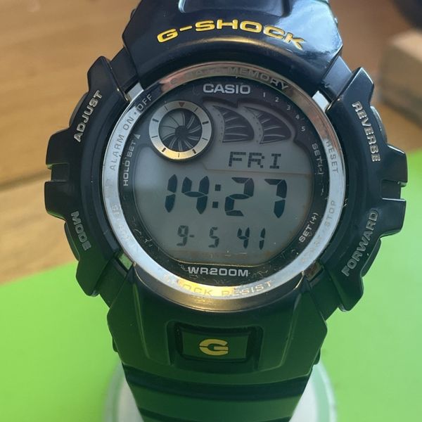 CASIO G-SHOCK G-2900F-2V Mens Digital Quartz Watch Navy Yellow e-Date ...