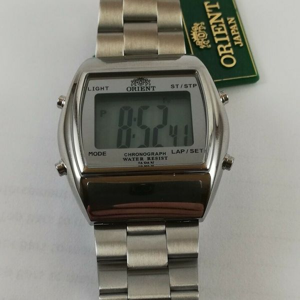 ORIENT Digital Chronograph Original JAPAN Watch LVWAA004S0 Light Alarm St Steel | WatchCharts ...