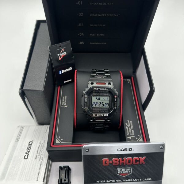 Casio G-Shock GMW-B5000TVA-1 Titanium Solar Watches | WatchCharts ...