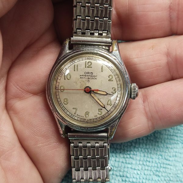 ORIS Waterproof Anti-Shock 15 Jewels Swiss Made Mechanical Wrist Watch ...