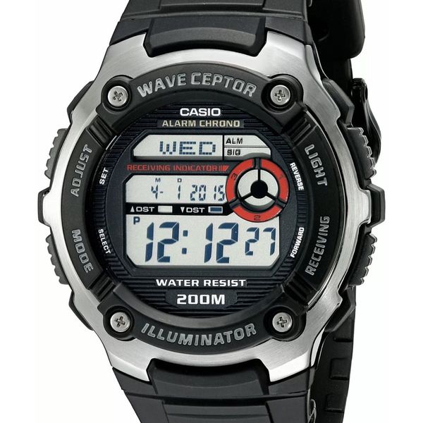 Casio Watch Wave Ceptor Illuminator World Time Atomic WV200A 3140 Menâ ...