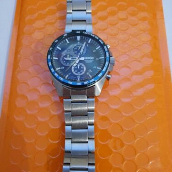 Seiko Watch Mens Chronograph Quartz 8T67-00H0 | WatchCharts Marketplace