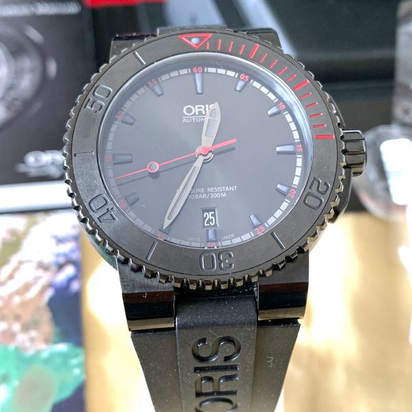 RARE Oris Aquis El Hierro Limited Edition DLC , 43mm, Boxes, Books ...