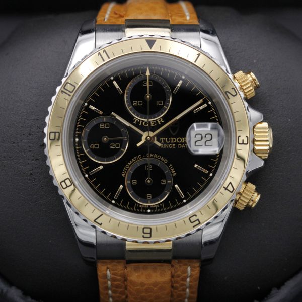 FSOT: Tudor Tiger Prince Date - 79273 - Two Tone - 40mm - Mint Complete ...