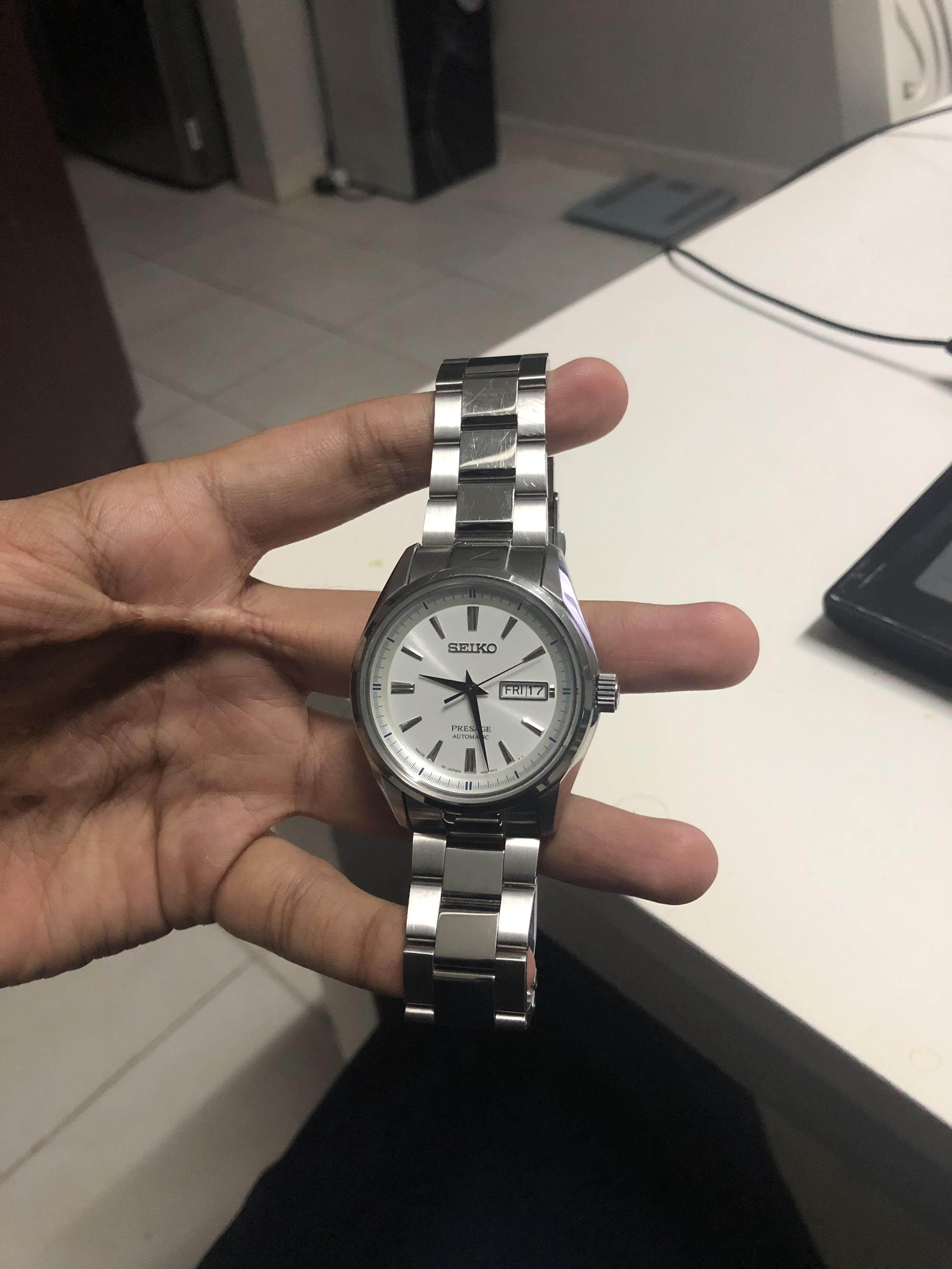 [WTS] Seiko Presage SARY055 - White Dial Dress Watch, Sapphire Sandwich ...