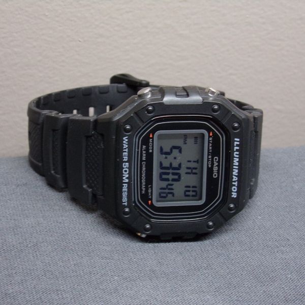 Men's CASIO "Illuminator" Digital Watch W-218H - Works Great! | WatchCharts Marketplace