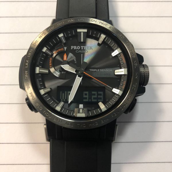 FS: Casio ProTrek PRW-60Y - 69g, triple sensor, tough solar, multiband 6 | WatchCharts