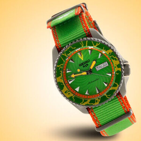 Seiko 5 X Street Fighter Limited Edition Blanka Automatic PVD-coated ...