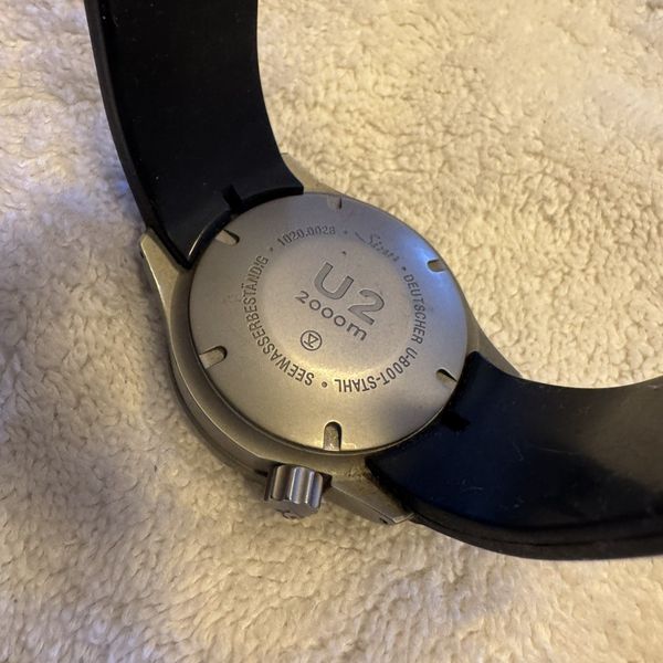 SINN U2 EZM5 1020 GMT 44mm AUTOMATIC SUBMARINE STEEL 2000M DIVE WATCH ...