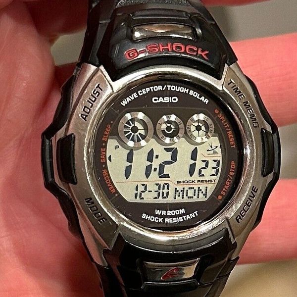 Casio GW500A GSHOCK Wave Ceptor Tough Solar Indiglo Chrono Sport Men's ...
